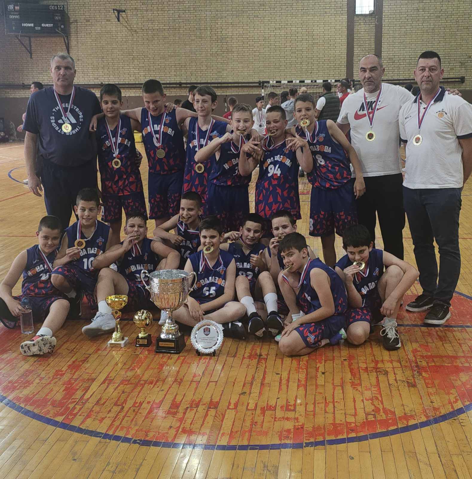 KK Nova Pazova šampion završnog F4 turnira minibasket prvenstva ...